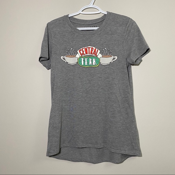 FRIENDS | Tops | Friends Central Perk Graphic Tee Grey Small | Poshmark